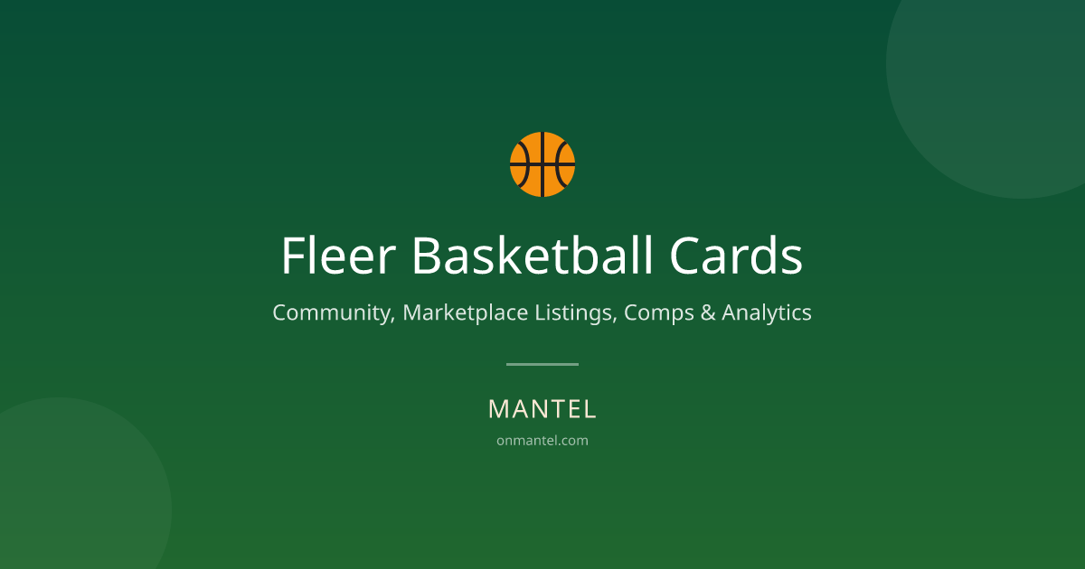 Fleer Basketball Cards | Mantel