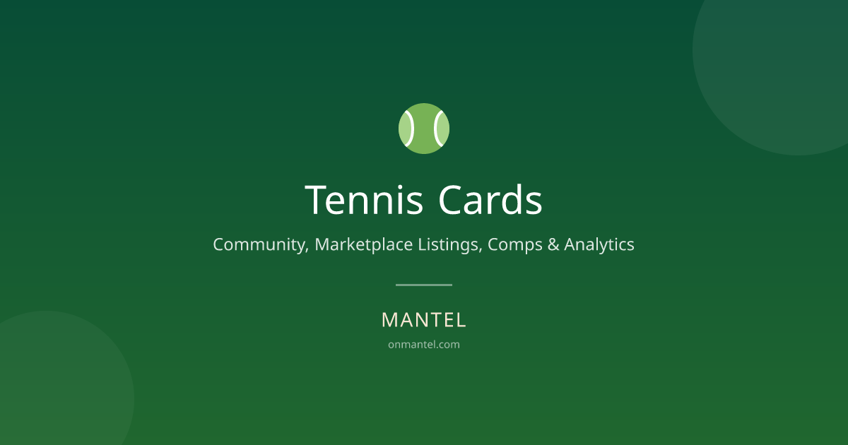 Tennis Cards | Mantel